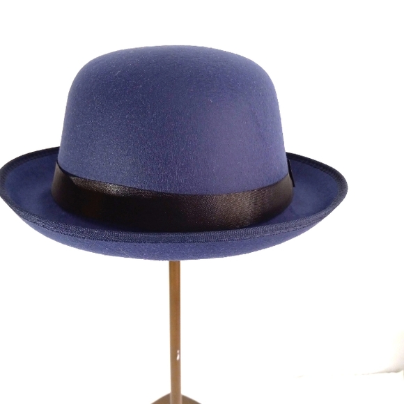 Impluse Fashion | Accessories | Ladies Navy Blue Derby Hat | Poshmark